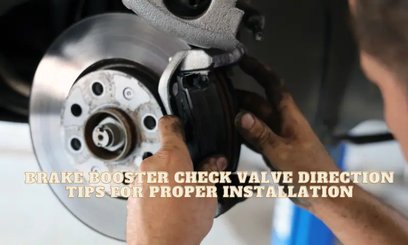 Brake Booster Check Valve Direction: Tips for Proper Installation