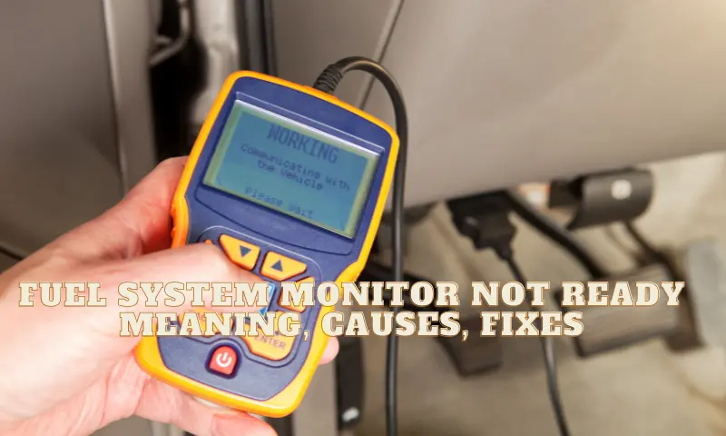 Fuel System Monitor Not Ready: Meaning, Causes, Fixes