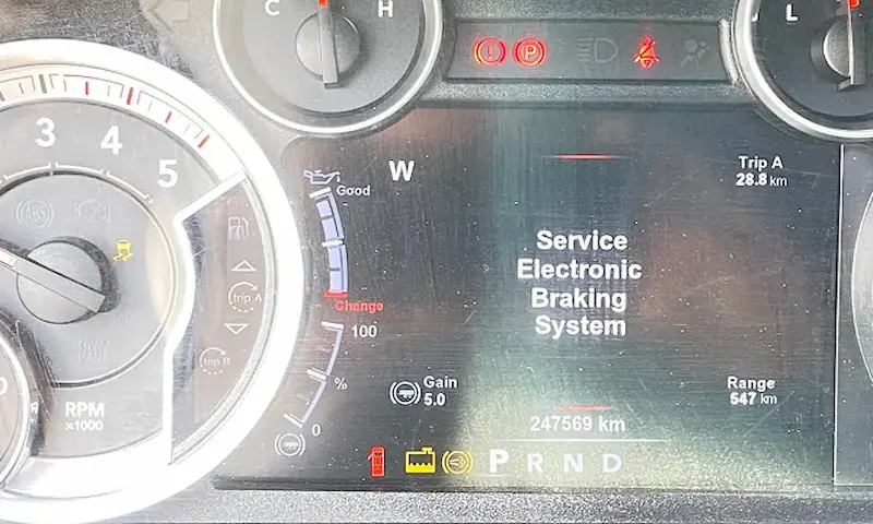 5 Causes of Dodge RAM Service Electronic Brake System