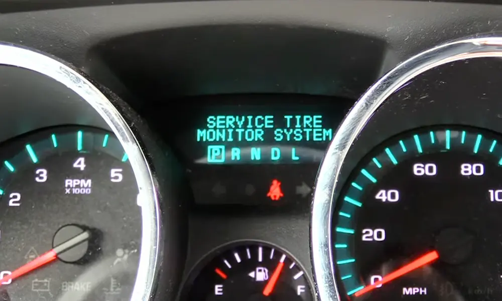 3 Causes of Chevy Service Tire Monitor System Message