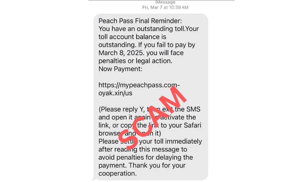 Peach Pass Scams: How to Protect Yourself from the Latest Toll ...